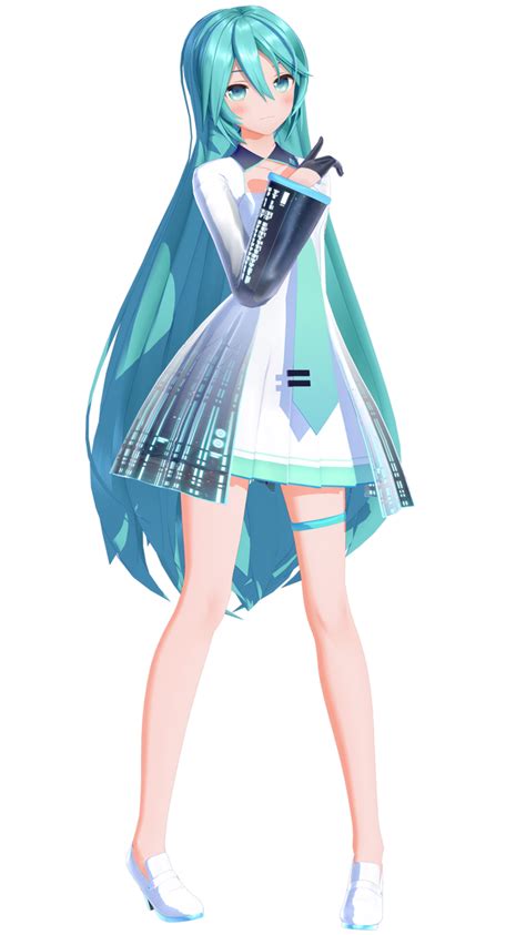 [mmd Model Dl]yyb 10th Anniversary Untied Hair Ver By Paprika1423 On