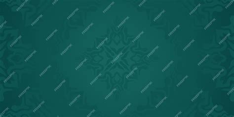 아랍어 모티브 녹색 배경 프리미엄 벡터