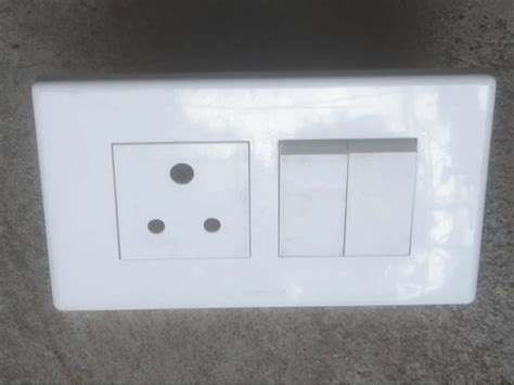 10a Rectangular Modular Switch Socket Combination Polycarbonate At