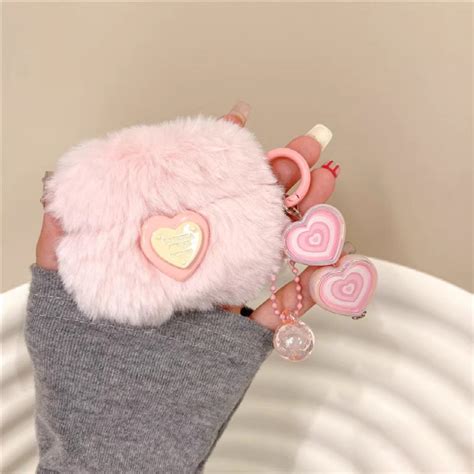 하트 핑크털뭉치 후리스 에어팟 케이스 12세대 3세대 프로 2세대 아이폰케이스 에이블리