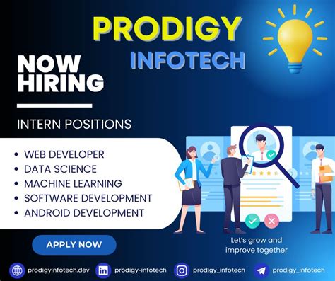 Prodigy Infotech On Linkedin Prodigyinfotech Prodigy Opportunity Experience Internship