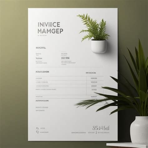 Invoice Design Layout Generated AI Premium AI Generated Image Invoice Design Layout Generated AI Premium AI Generated Image