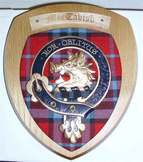 Mactavish Wall Crest Edinburgh Castle Scottish Imports