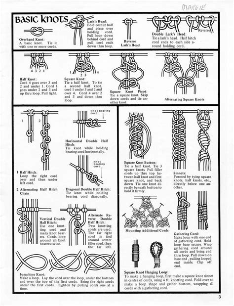 Macramé Moods s Macrame Plant Hanger Pattern Book s Etsy Vintage macrame patterns