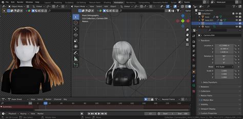 Artstation Hair Simulation Test Files Tutorials