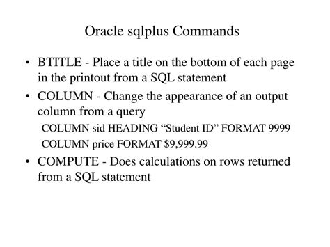 PPT Oracle PL SQL Programming PowerPoint Presentation Free Download ID