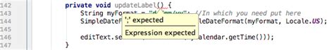 Java Erro Expression Expected Stack Overflow Em Português