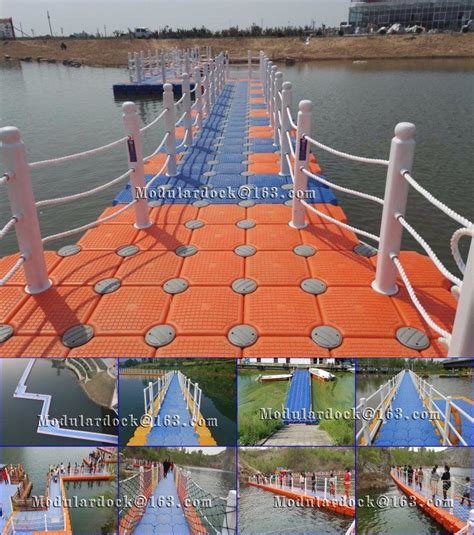 China Modular Qatar Floating Dock China Floating Dock Plastic Pontoon Cubes