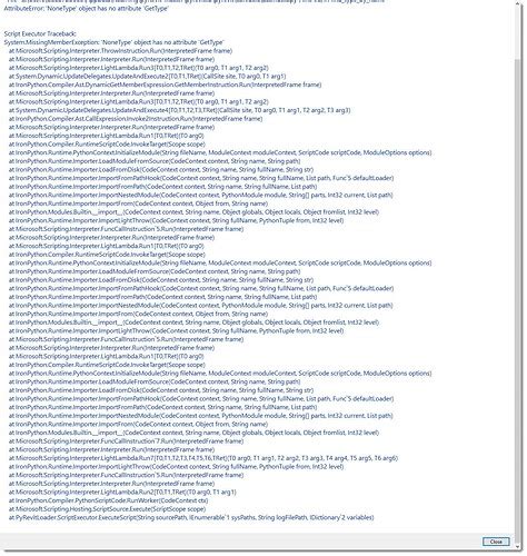 Installed Pyrevit For But Now I Get Error In Revit Runtime