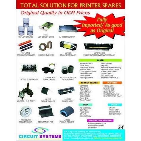 Laser Printer Spares Hp Lj P1007 Paper Pick Up Roller Trader