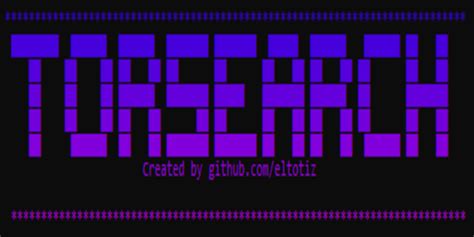 Github Eltotiztorsearch Torsearch Is A Deep Web Search Browser That