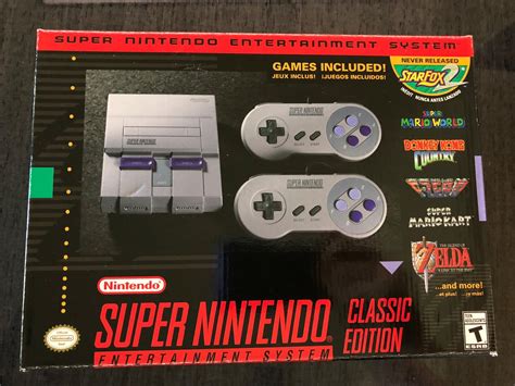 Authentic SNES Super Nintendo Classic Mini Super Entertainment System ...