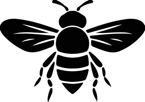 Bumblebee Black Silhouette 38100229 Vector Art At Vecteezy