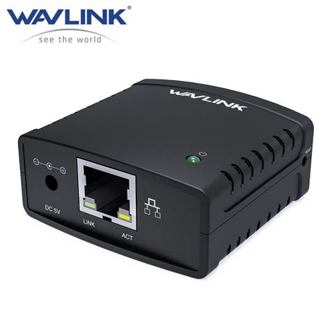 Jual Print Server USB Wavlink 100Mbps Ethernet To USB Sharing Printer Shopee Indonesia