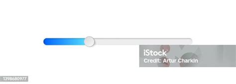 사용자 인터페이스를위한 컬러 스크롤 막대 웹 사이트를위한 스크롤 바 템플릿 디자인 볼륨 조절에 대한 스톡 벡터 아트 및 기타