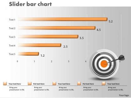 Slider Bar Chart Slide Team
