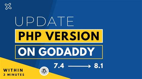 How To Update Php Version In Wordpress Godaddy Update Godaddy Php