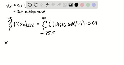 Solvedriemann Sums For Larger Values Of N Complete The Following Steps For The Given Function F