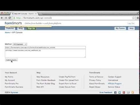 How To Add A Webhook To An Online Form YouTube