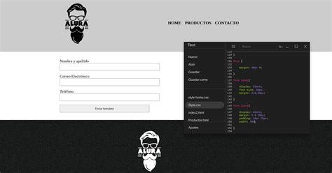 Contacto Html5 Y Css3 Parte 3 Trabajando Con Formularios Y Tablas Alura Latam Cursos