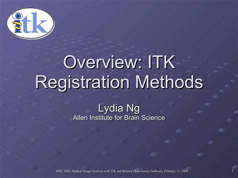 itk tutorial presentation slides 947 ppt