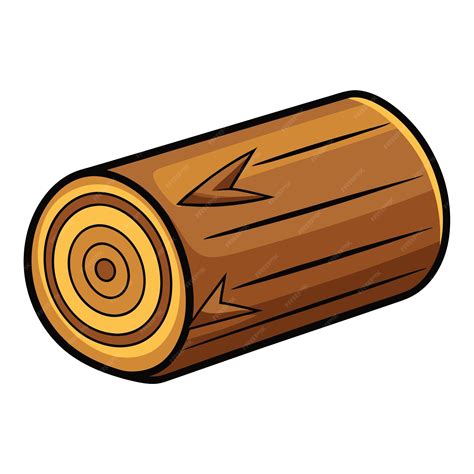 Log Clipart Cartoon Style Vector Illustration Premium Ai Generated Vector