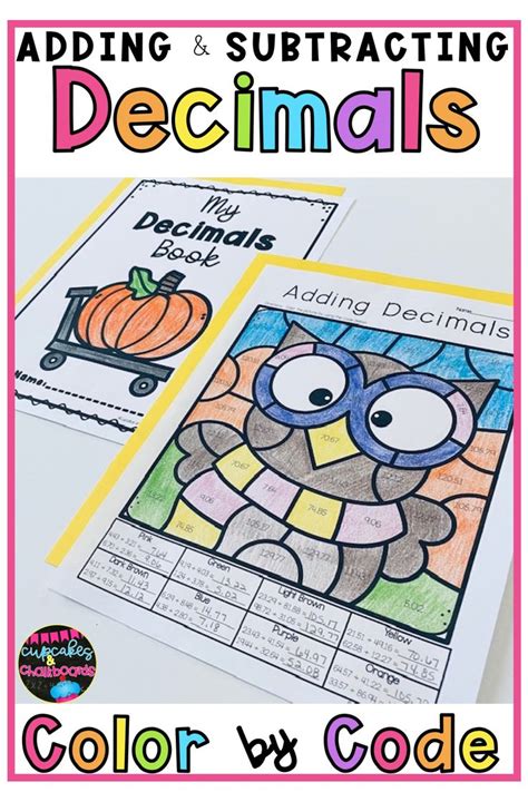 Adding And Subtracting Decimals Fall Coloring Pages Adding And Subtracting Subtraction