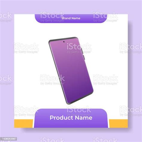 기하학적 사각형 소셜 미디어 배너 레이아웃 그라디언트 보라색 노란색의 광고 상거래 판매 템플릿을위한 제품 배경 배경 표시 고객 참여에 대한 스톡 벡터 아트 및 기타 이미지