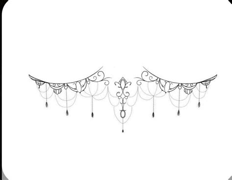 Underboob Tattoo Designs Sternum Tattoo Henna Tattoo Fake Tattoos