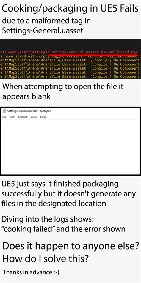 ue5 doesn t package the same project that can be packaged in ue4 does anyone know how to solve