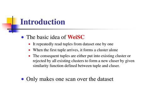 ppt a novel clustering algorithm based on weighted support and its application powerpoint