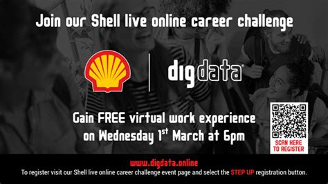 Shell Live Online Career Challenge Marketing Pack Digdata A Data Inspiration Group Programme