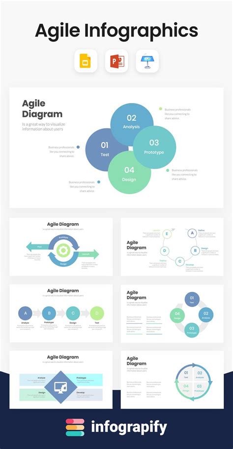 Agile Diagrams Business Infographic Infographic Agile