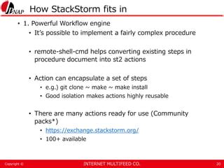 Practical Operation Automation With StackStorm PPTX