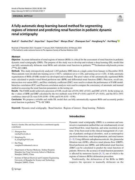 Pdf A Fully Automatic Deep Learning Based Method For Segmenting Regions Of Interest And