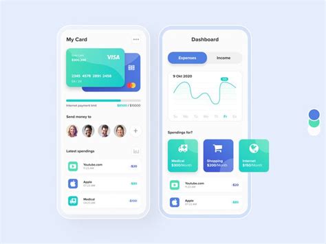 Wallet Monitoring Interface Mobile App Design Inspiration App Design Finance App