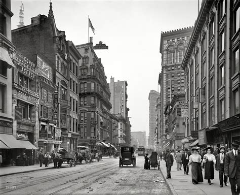 Bustling Broadway 1910 Shorpy Historical Photo Archive New York