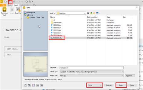vault plot command prints incorrect inventor file version