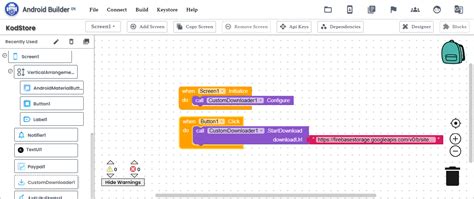 How To Use Component Customdownloader Discussion Android Builder