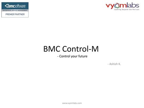 bmc control m advantage pptx operating systems computer software