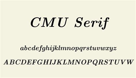 Computer Modern Font Computer Modern Font Download
