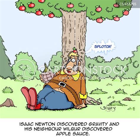 Isaac Newton Cartoons And Comics Funny Pictures From CartoonStock