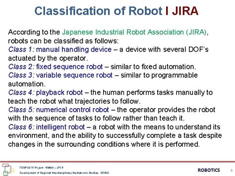 Robotics Introduction To Robotics Robot Definition And Classification