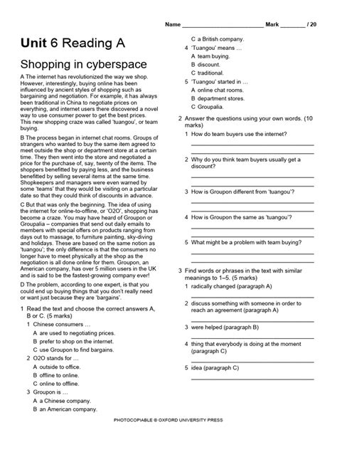 06 Unit 6 Reading Pdf Marketing Business