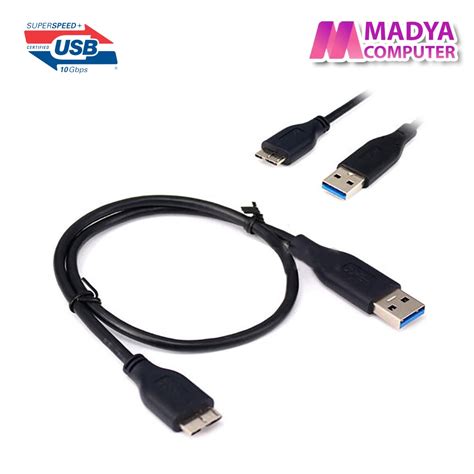 Jual Kabel Data Hardisk Hdd Eksternal Usb 3 0 1 Meter Shopee Indonesia