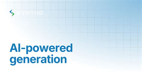 Ai Synthesize Syntho Documentation