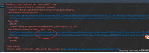Spring Boot 编译问题之could Not Find Orgspringframeworkbootspring Boot