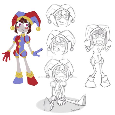 Pomni Sketches By Ogron On Deviantart