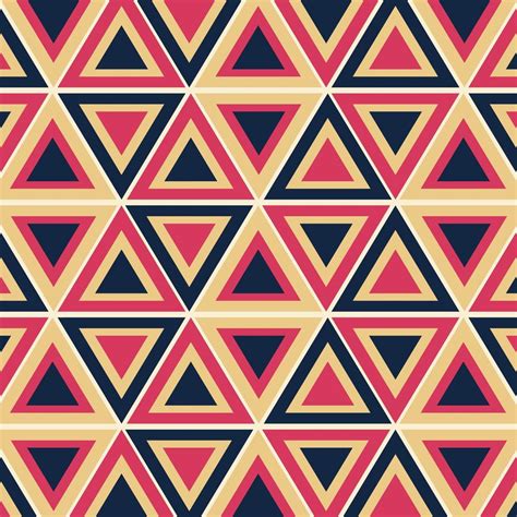 Retro Geometric Pattern Vector Abstract Retro Background Pattern