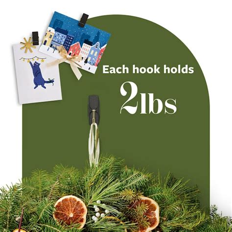 Command Command Medium Wire Hooks 17065 6st Soot 6 Hooks 8 Strips 17065 6st At